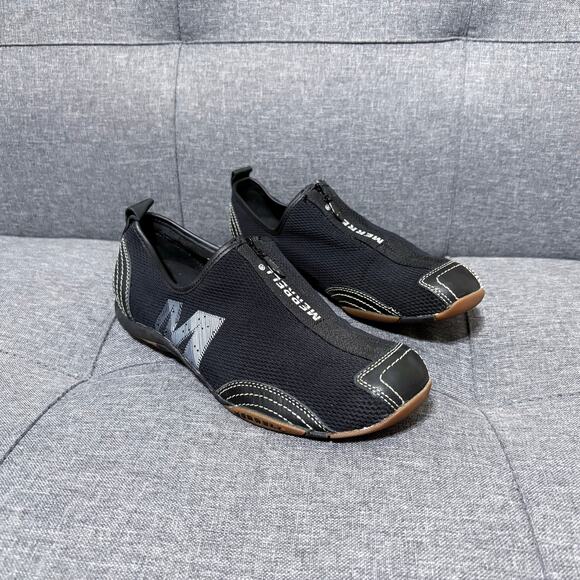 Merrell | Shoes | Merrell Barrado Women Shoe Us 8 Black Mesh Leather ...